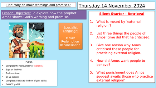Y8: KS3 CATHOLIC RED: Prophecy and Promise - Why do prophecies make ...
