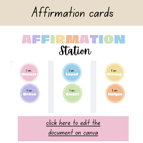 Affirmation classroom station | positive affirmation corner. | Teaching ...