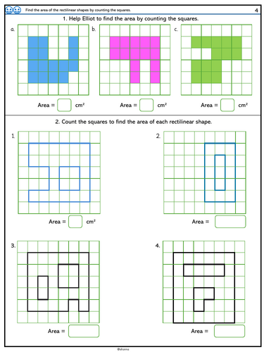 Area of rectilinear shapes Core | Teaching Resources