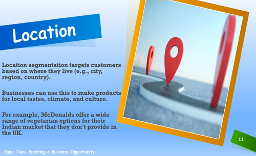 Edexcel GCSE Business - Market Segmentation | Teaching Resources