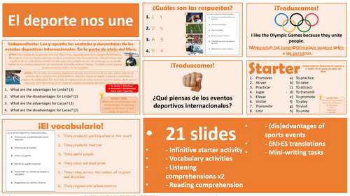 Spanish AQA GCSE Module 8 BUNDLE | Teaching Resources
