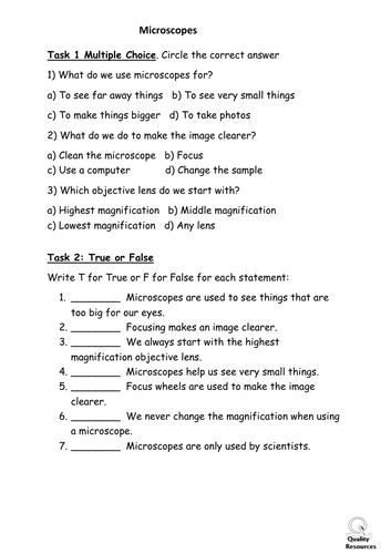 Complete Microscopes Lesson Package for SEN & Low-Ability Students ...