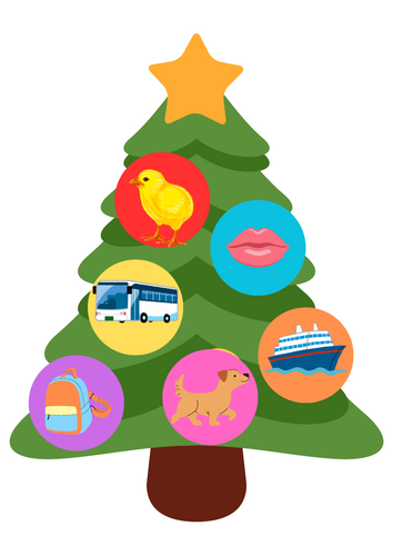 Christmas Phonics Matching Game | Teaching Resources