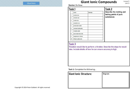 Giant Ionic Compounds Lesson - Alchemist Emporium | Teaching Resources Giant Ionic Compounds Lesson - Alchemist Emporium | Teaching Resources