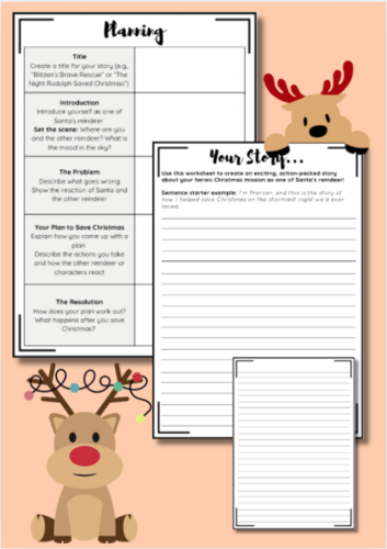 Christmas Creative Writing Workbook - A Christmas Mission | Teaching ...