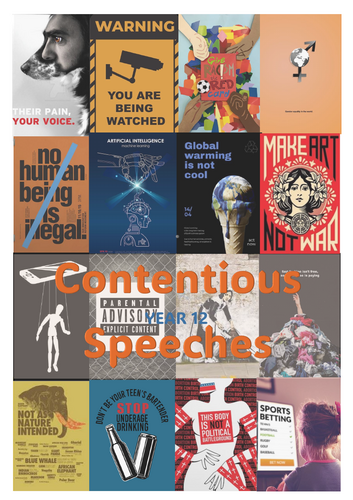 Booklet - contentious speech - QCE Year 12 English | Teaching Resources