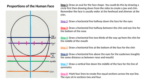Proportions of the Human Face | Teaching Resources