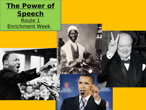 KS3/4 English Speeches/Persuasive Writing Whole Lesson | Teaching Resources