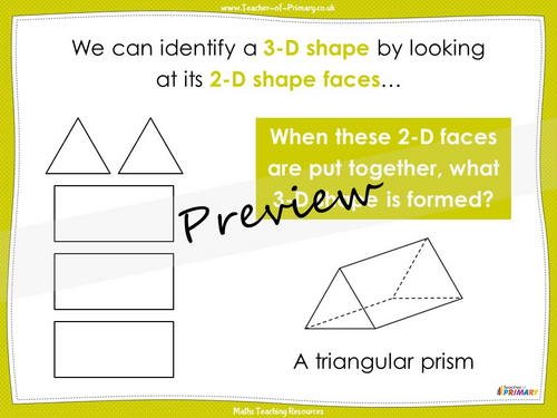 3-D Shapes - Year 5 | Teaching Resources