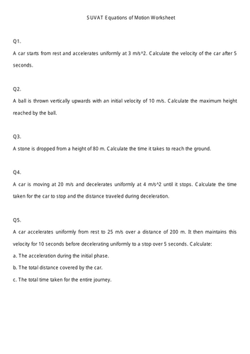 IB DP Physics - A.1 Kinematics - full teaching resources, new syllabus ...