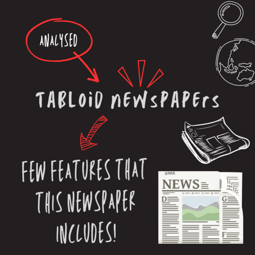 IGCSE Tabloid Newspapers Analysed: Features Explored & Writing Activity ...