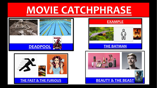 2024 Movie Catchphrase! | Teaching Resources