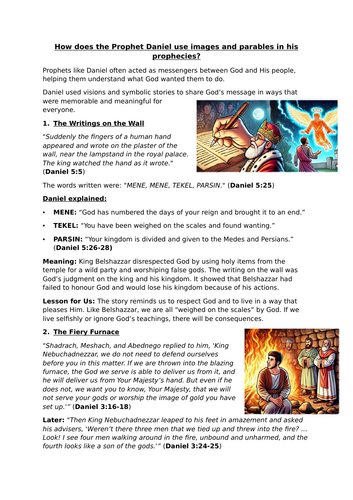 Y8: KS3 CATHOLIC RED: Prophecy and Promise - How are images, symbolism ...