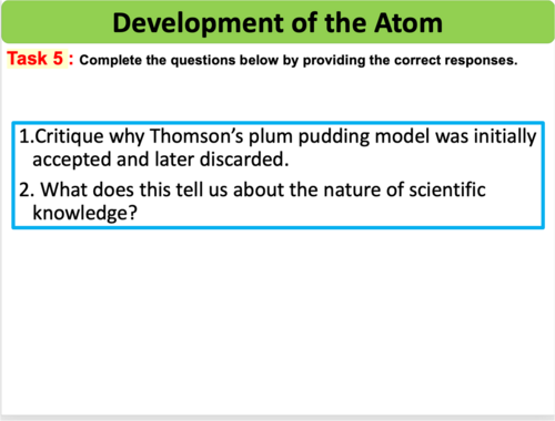 AS & A level Chemistry: Development of the Atom- Lesson 2 (In Topic 1 ...