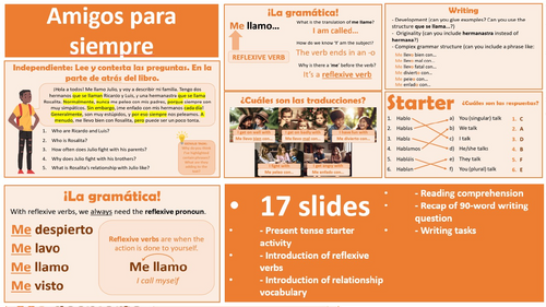 2026 Spanish AQA GCSE Module 3.3 - Amigos para siempre | Teaching Resources