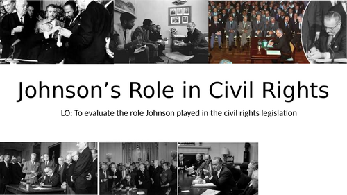 AQA 2Q American Dream P2. Johnson Lessons | Teaching Resources