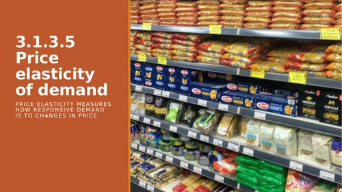 GCSE Economics Powerpoint set for How markets work: | Teaching Resources