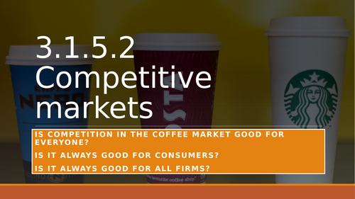 GCSE Economics Powerpoint set for How markets work: | Teaching Resources