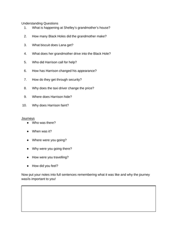S1 Prose Unit - The Boy Who Made the World Disappear | Teaching Resources