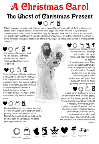 The Ghost of Christmas Present | Teaching Resources