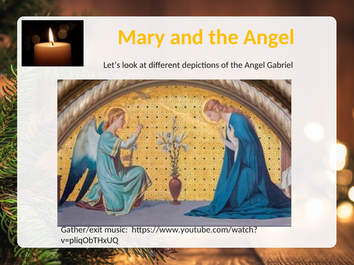 Angels - Angel Gabriel visits Mary Assembly | Teaching Resources