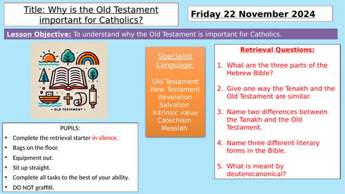 Y7: KS3 CATHOLIC RED: Prophecy and Promise - Why is the Old Testament ...