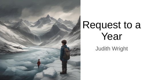 Request to a Year - Cambridge songs of ourselves. - Judith Wright ...