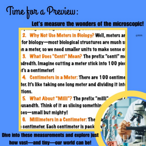 Cell Sizes: Microscopic World Explored for GCSE Biology Students 12 ...