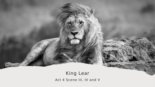 King Lear Unit | Teaching Resources