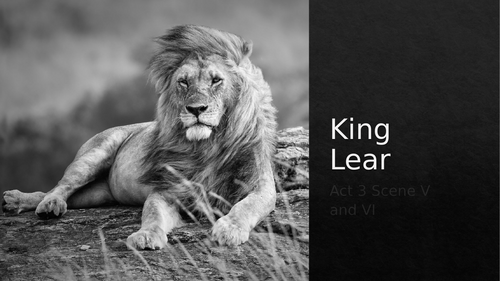 King Lear Unit | Teaching Resources