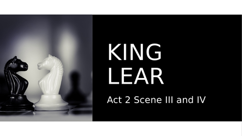King Lear Unit | Teaching Resources