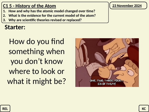 Ks4 Gcse Chemistry Aqa C1 Atomic Structure 8 Ppts Only Topic Bundle