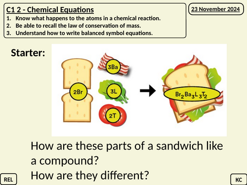Ks4 Gcse Chemistry Aqa C1 Atomic Structure 8 Ppts Only Topic Bundle Teaching Resources