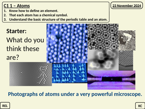 Ks4 Gcse Chemistry Aqa C1 Atomic Structure 8 Ppts Only Topic Bundle Teaching Resources