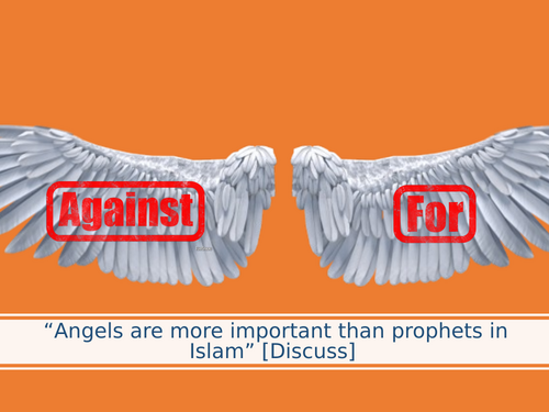 Angels and Prophets in Islam - Evaluative 15 Mark questions on ...