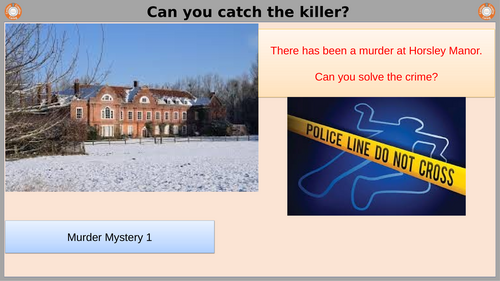 Murder Mystery | Teaching Resources