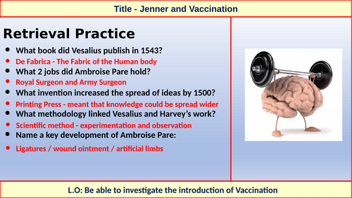 Edward Jenner & Vaccination | Teaching Resources