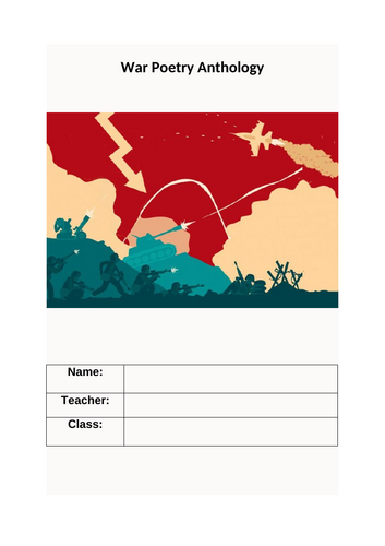 War Poetry KS3 Unit | Teaching Resources