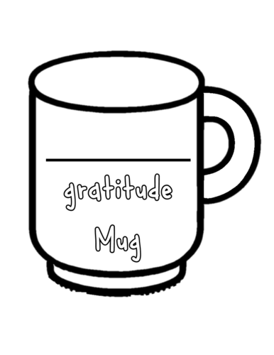 My Gratitude Mug Craft - Winter Craft - Mindfulness - Thanksgiving ...