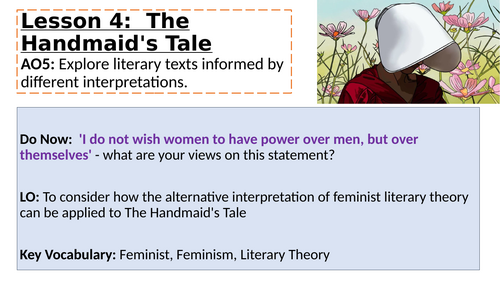 The Handmaid's Tale FULL UNIT of work | Teaching Resources