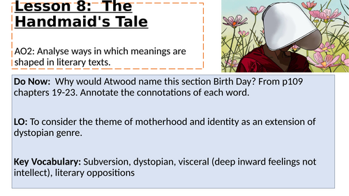 The Handmaid's Tale FULL UNIT of work | Teaching Resources