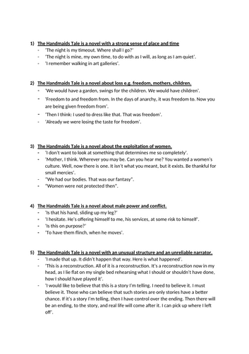 The Handmaid's Tale FULL UNIT of work | Teaching Resources