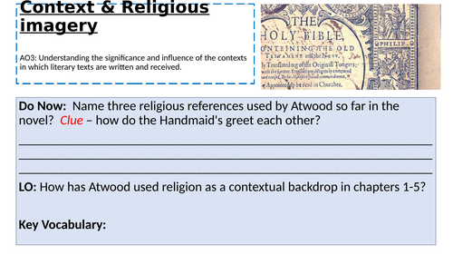 The Handmaid's Tale FULL UNIT of work | Teaching Resources