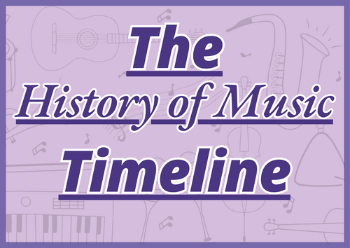 The History of Music - Timeline | Teaching Resources