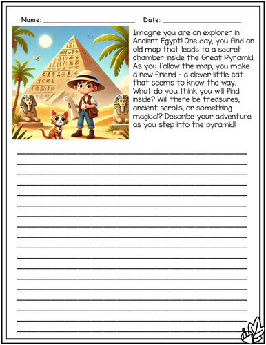 Ancient Egypt writing prompts for all ages - Fiction and Non-Fiction ...