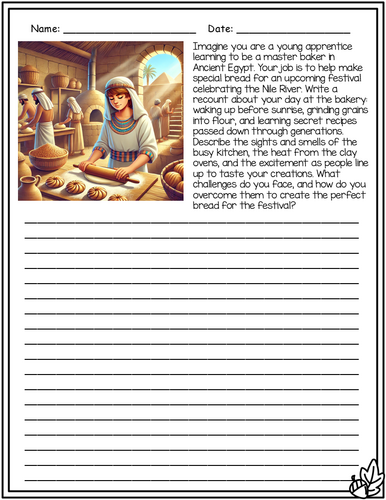 Ancient Egypt writing prompts for all ages - Fiction and Non-Fiction ...