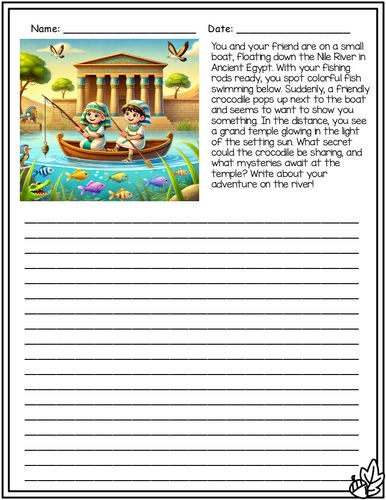 Ancient Egypt writing prompts for all ages - Fiction and Non-Fiction ...
