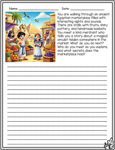 Ancient Egypt writing prompts for all ages - Fiction and Non-Fiction ...