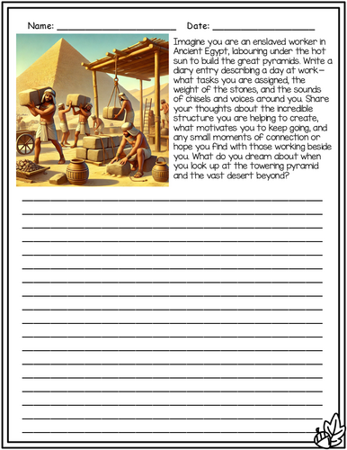 Ancient Egypt writing prompts for all ages - Fiction and Non-Fiction ...