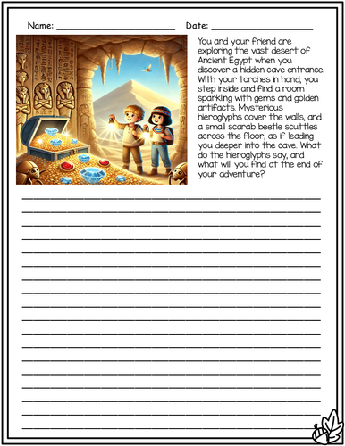 Ancient Egypt writing prompts for all ages - Fiction and Non-Fiction ...